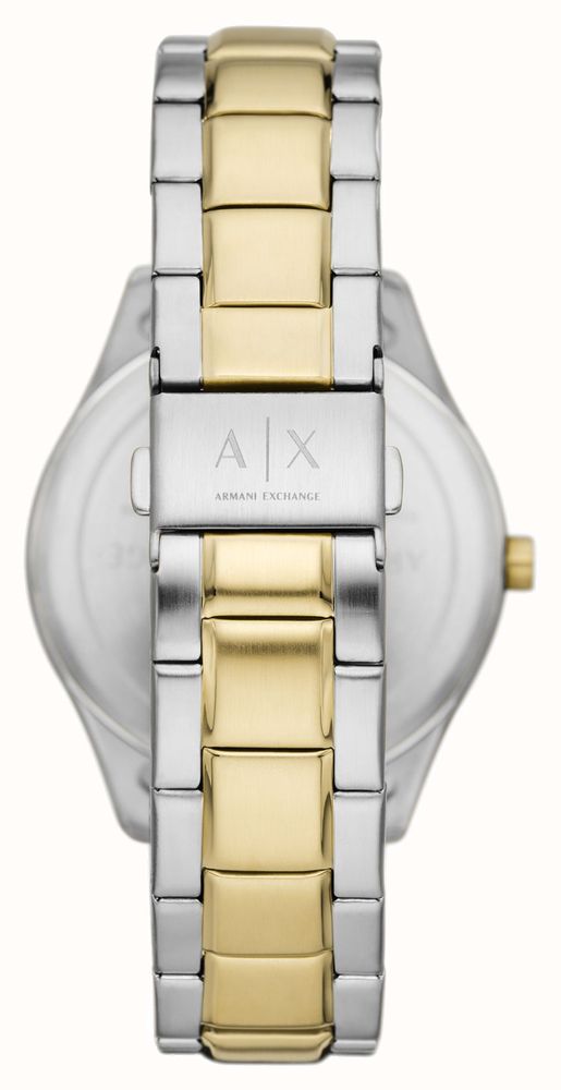 Armani Exchange Men's | Black Dial | Two-Tone Stainless Steel Bracelet ...