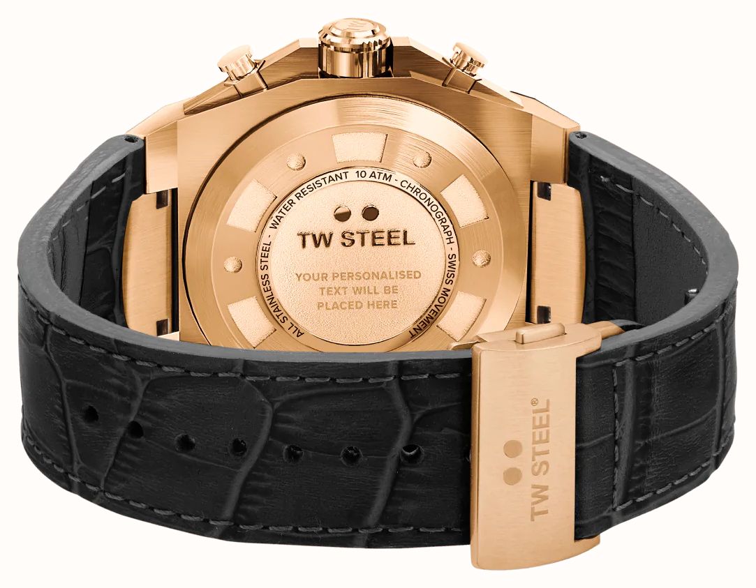 TW Steel CEO Tech Chronograph (45mm) Dark Grey Sunray Dial / Black ...