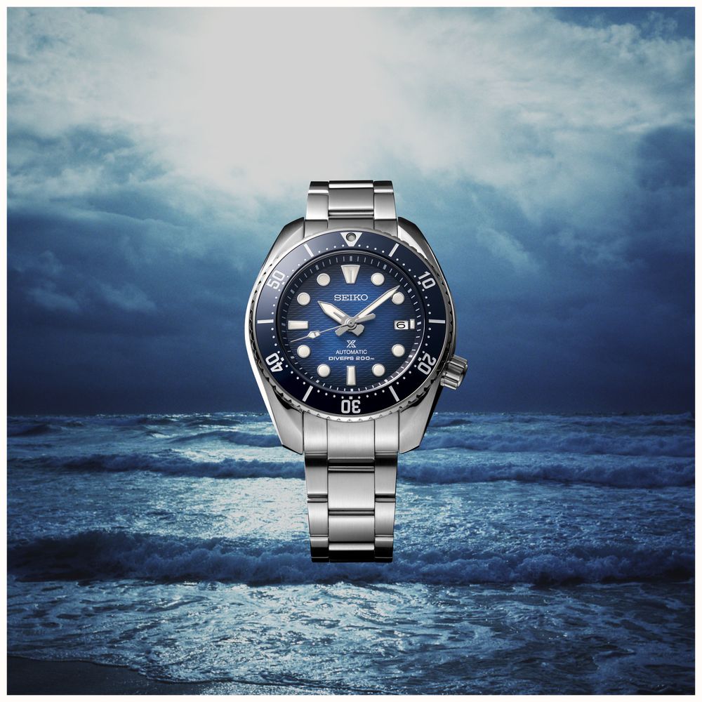 Seiko Prospex King Sumo Blue ‘Gradation’ Diver SPB321J1 - First Class ...