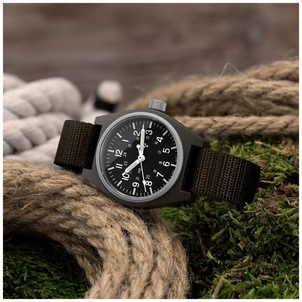 Marathon GPQ Sage Green General Purpose Quartz (34mm) Black Dial ...