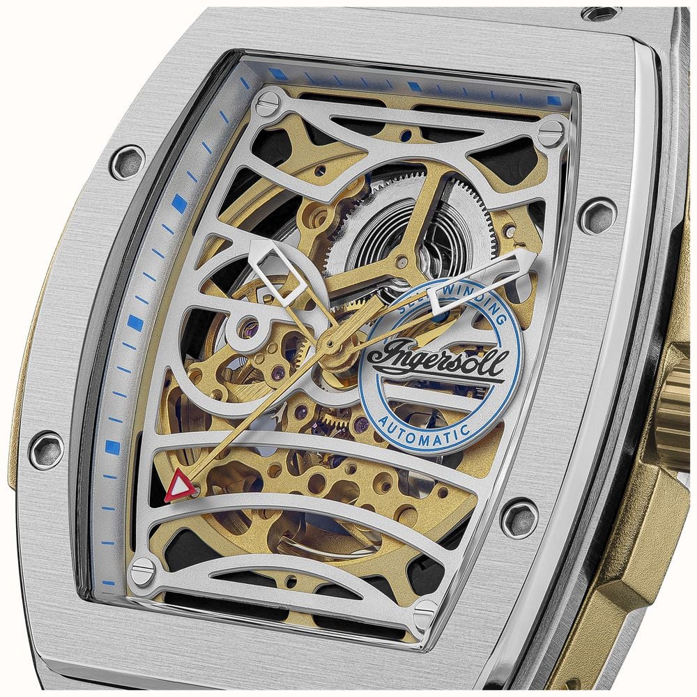 Ingersoll THE CHALLENGER Automatic (42mm) White Dial / White Rubber ...