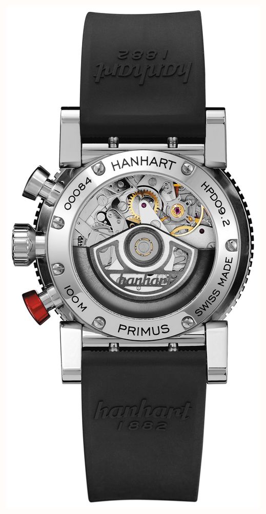Hanhart PRIMUS Diver Automatic Chronograph (44mm) Black Dial / Black ...