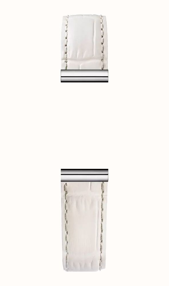 Herbelin Antarès Interchangeable Watch Strap - Croc Textured White ...