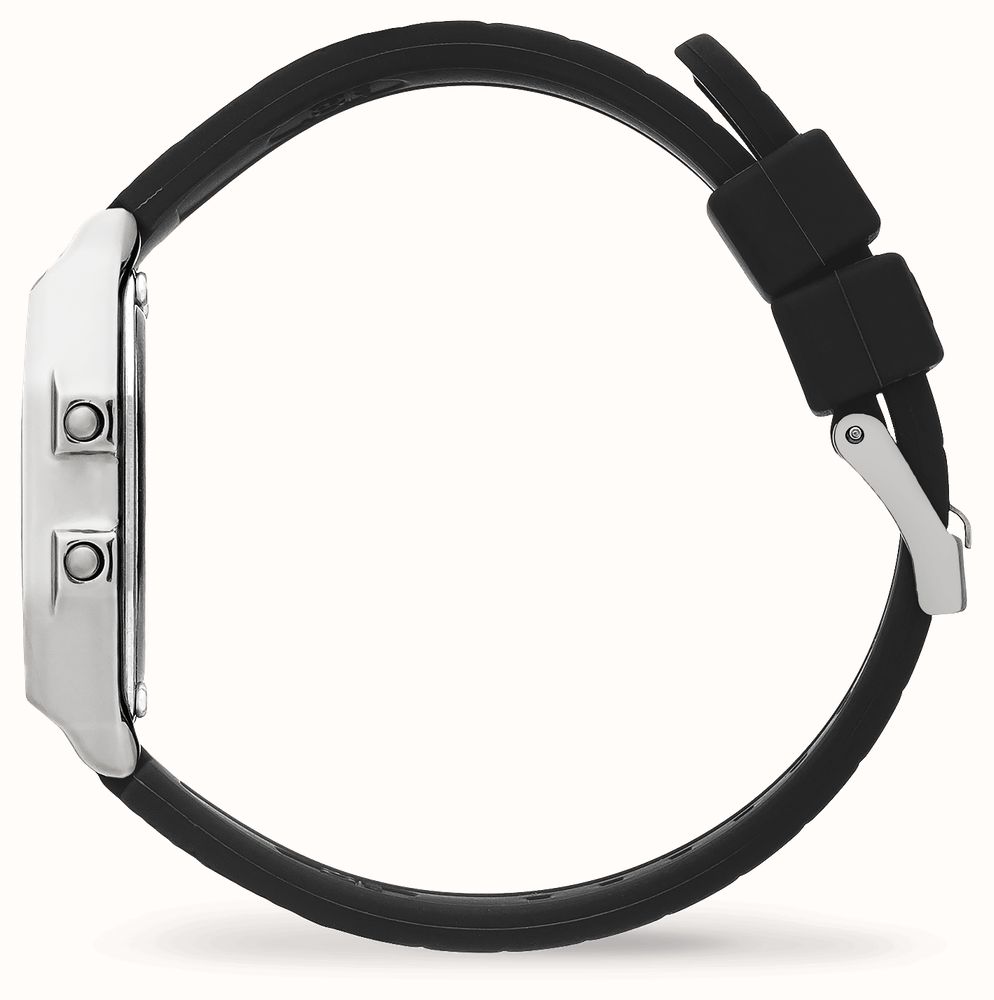 Ice-Watch ICE Digit Retro Black Silver (32mm) Black Digital Dial ...