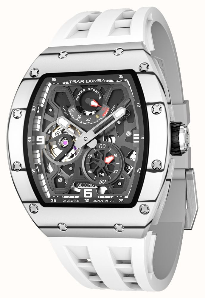 TSAR BOMBA Elemental Series Carbon Automatic Power-Reserve (42.8mm ...