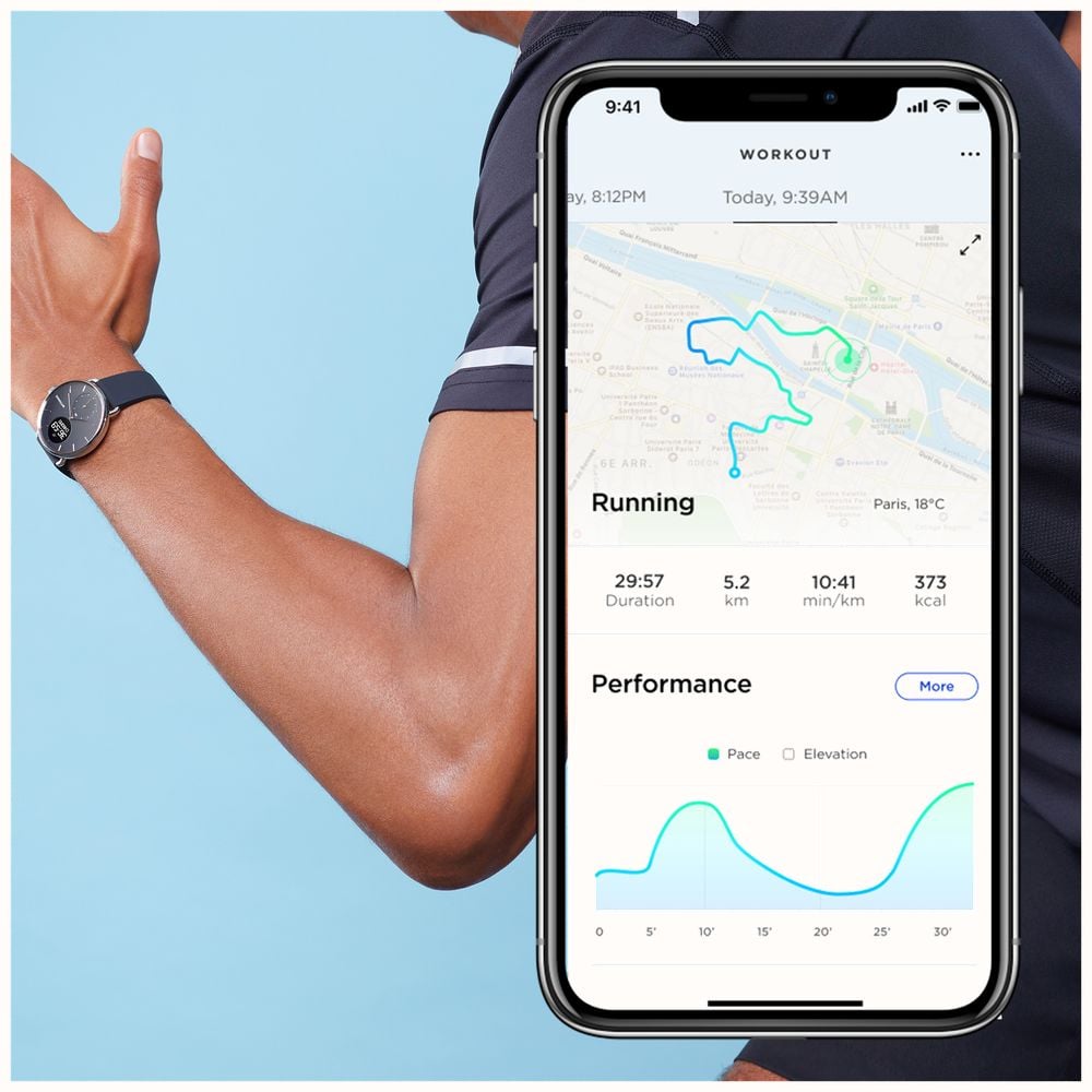 Withings ScanWatch - Hybrid Smartwatch With ECG (38mm) Black Hybrid ...