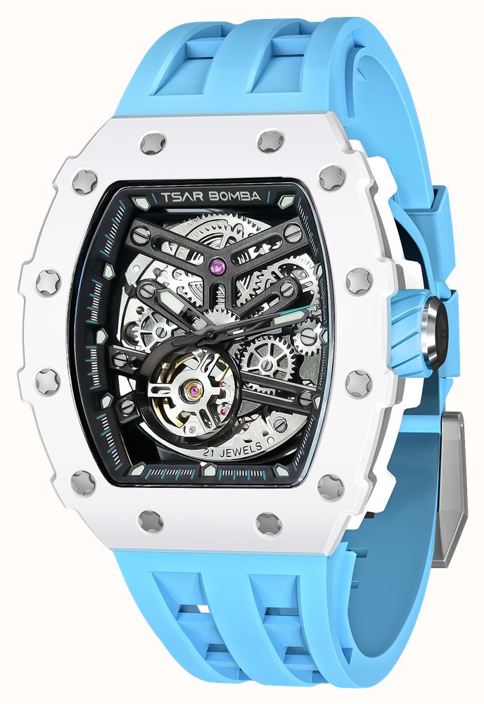 TSAR BOMBA Elemental Series Ceramic Automatic (43.5mm) Black Dial ...