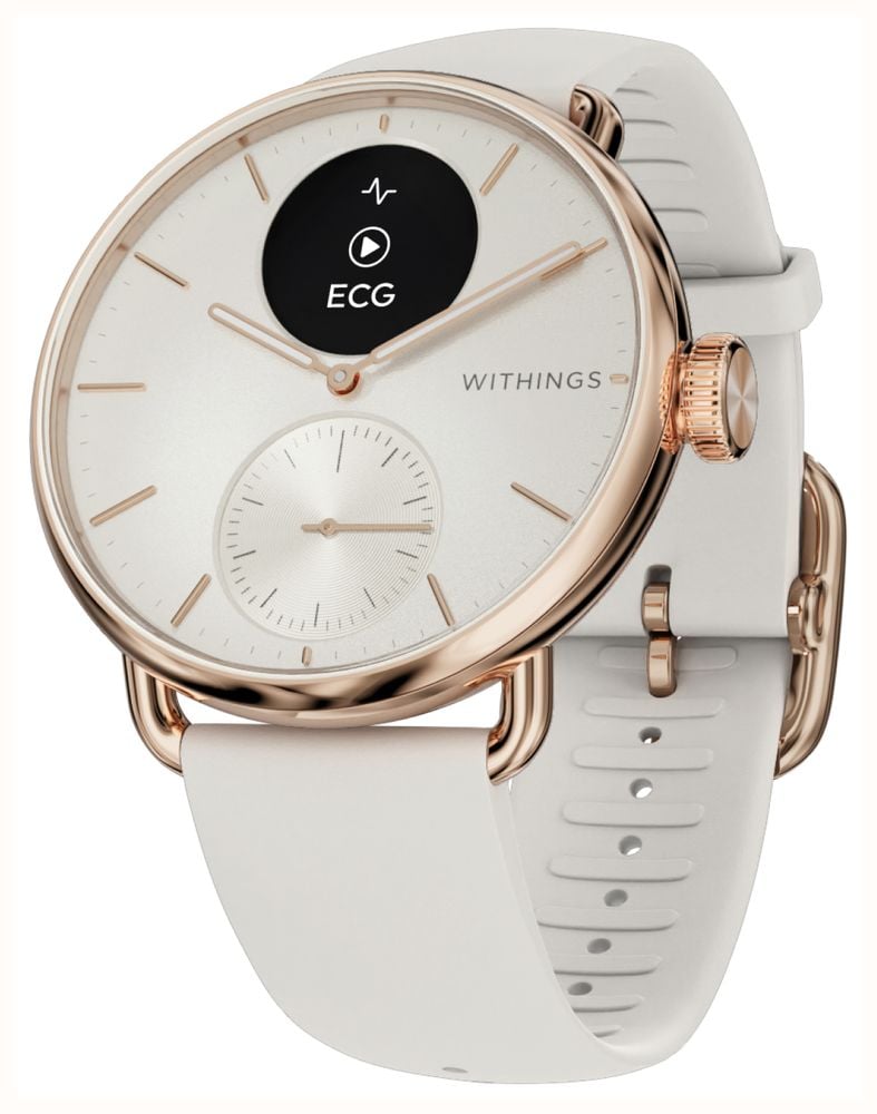 Withings ScanWatch 2 - Hybrid Smartwatch With ECG (38mm) Sand Hybrid ...