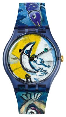Swatch x Tate - CHAGALL'S BLUE CIRCUS - Swatch Art Journey SUOZ365C ...